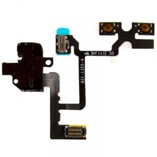 Ανταλλακτικά Iphone 4 : Headphone Audio Jack & Volume Flex Cable iPhone ...